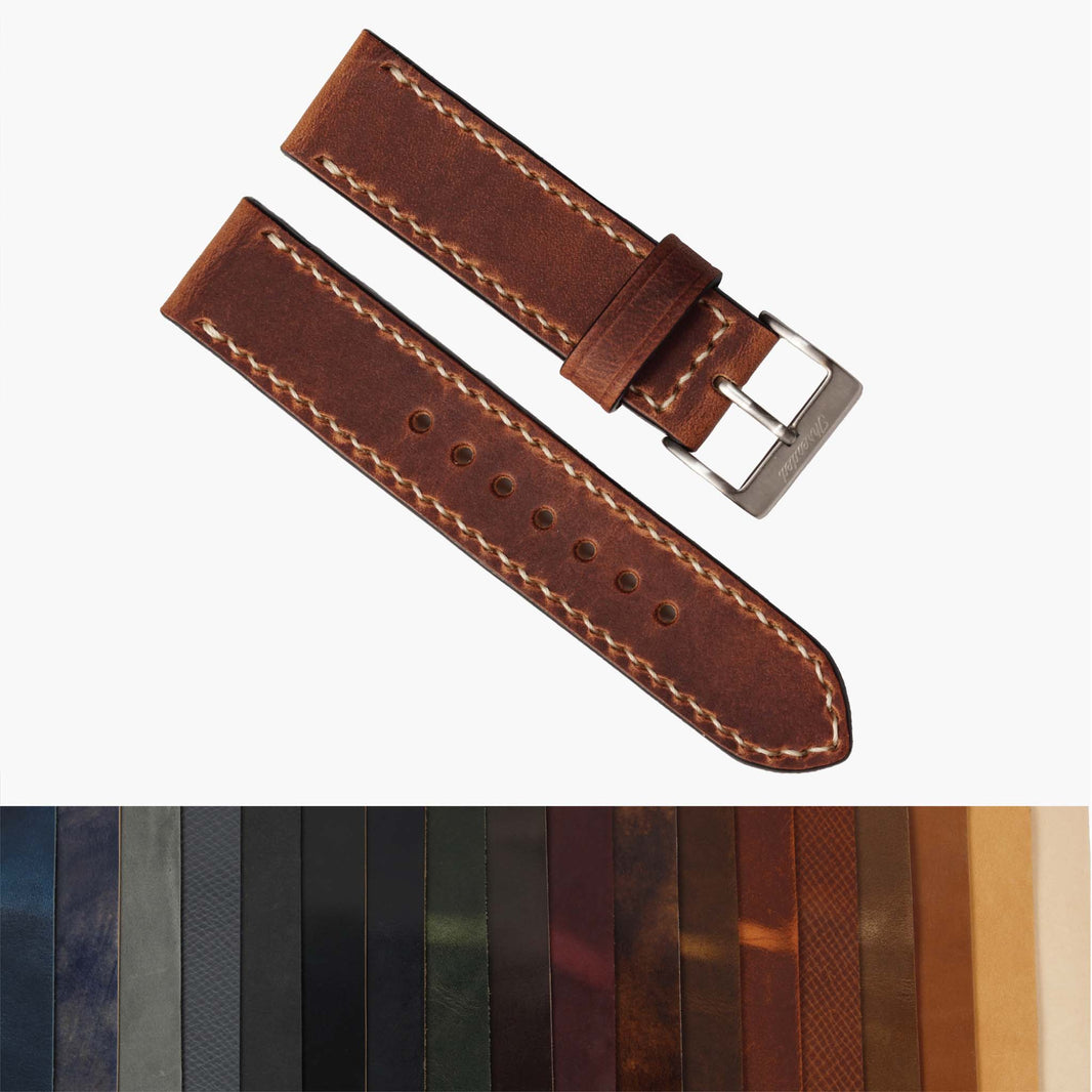 Leather Watch Straps - Apple Watch Bands | Threaded Leather Co.